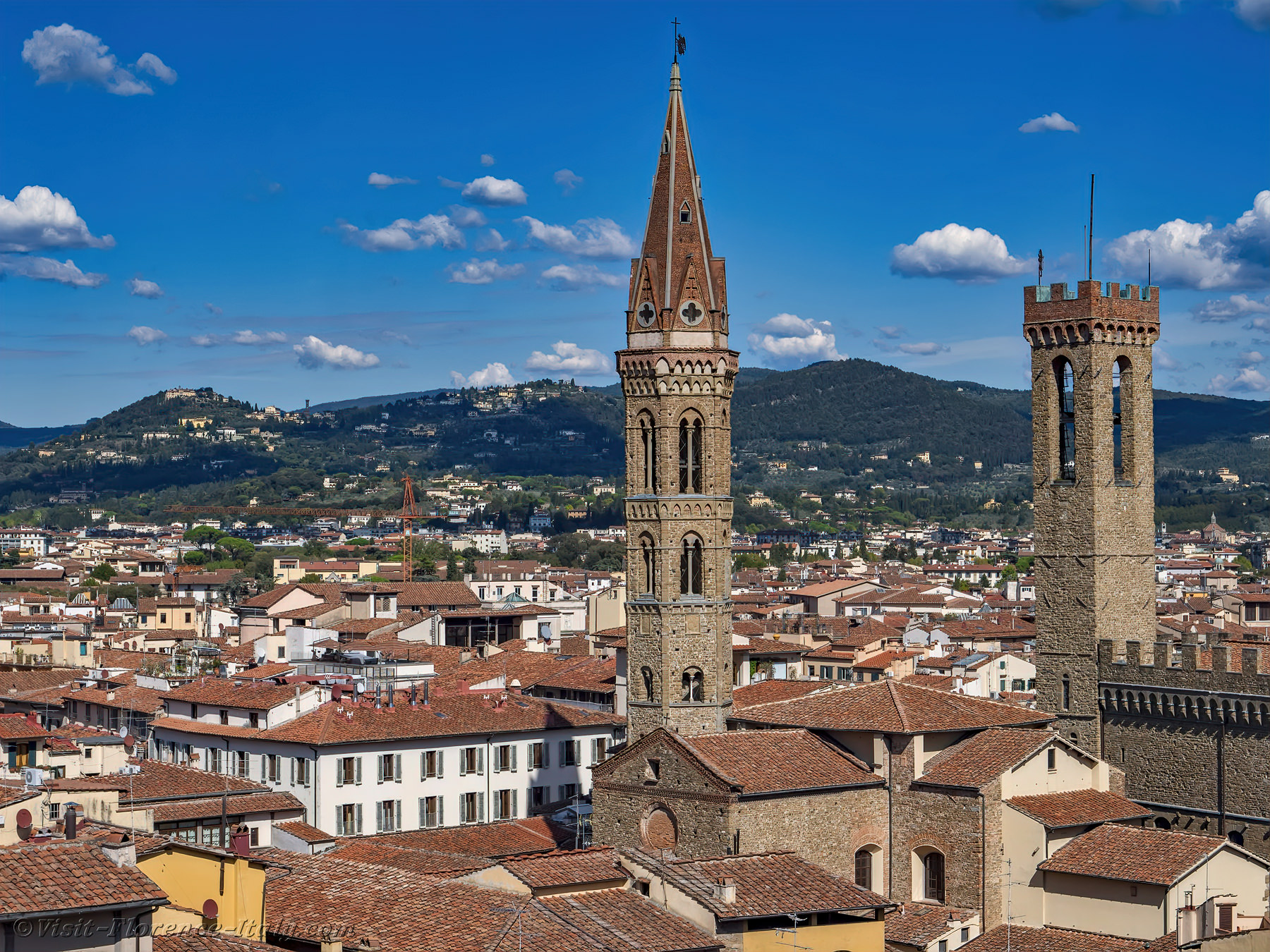 Badia Tower Florence Map Showing 22 Top Rated Tourist Attractions In